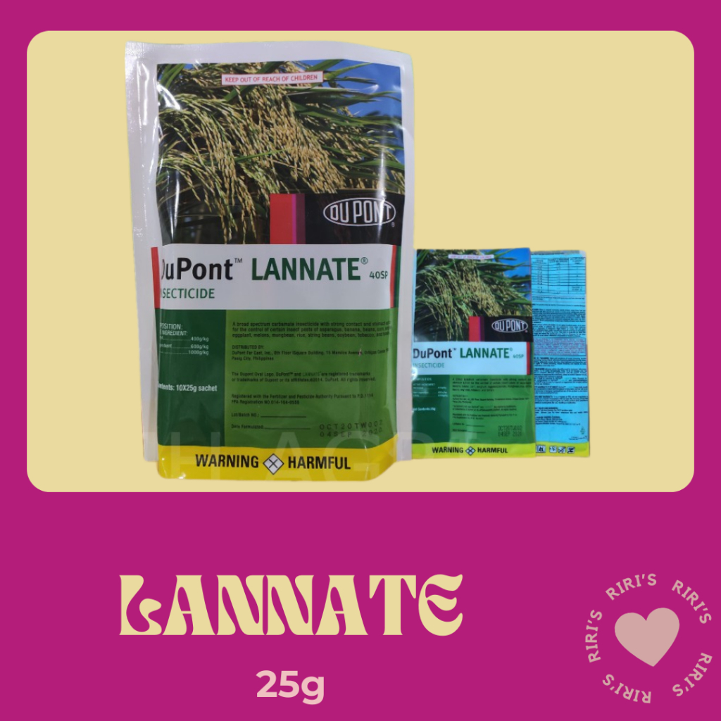 LANNATE 40SP BROAD SPECTRUM INSECTICIDE | SOLD PER 25G PACK | Shopee ...