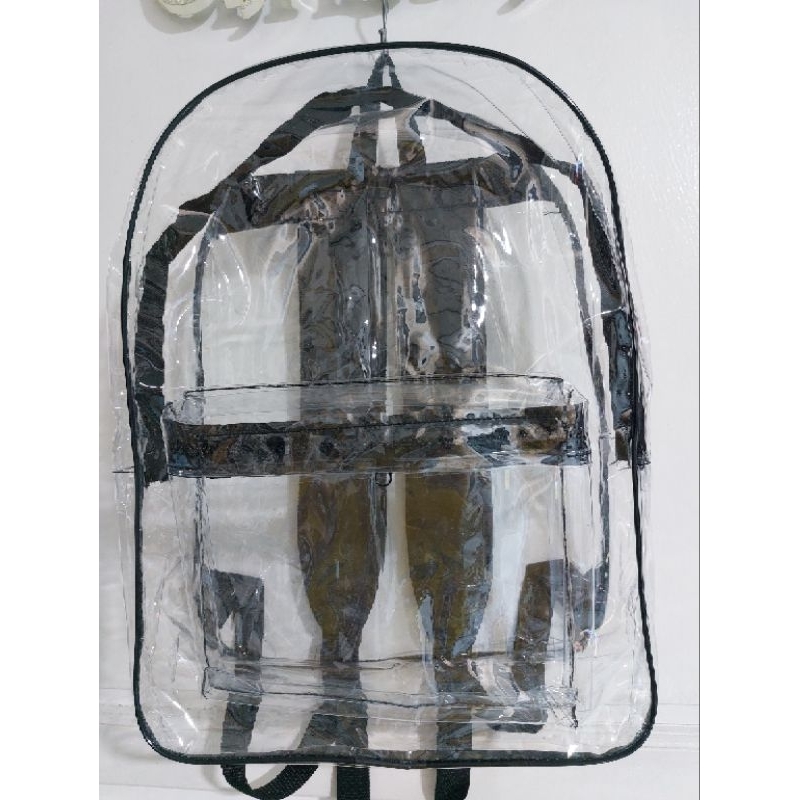 Transparent Backpack, PVC Plastic Backpack | Shopee Philippines