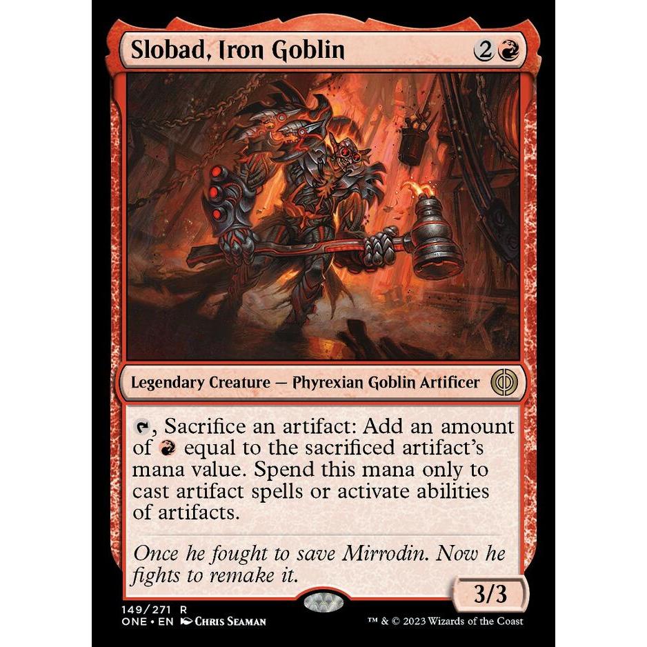 MTG Singles ONE Slobad, Iron Goblin | Shopee Philippines