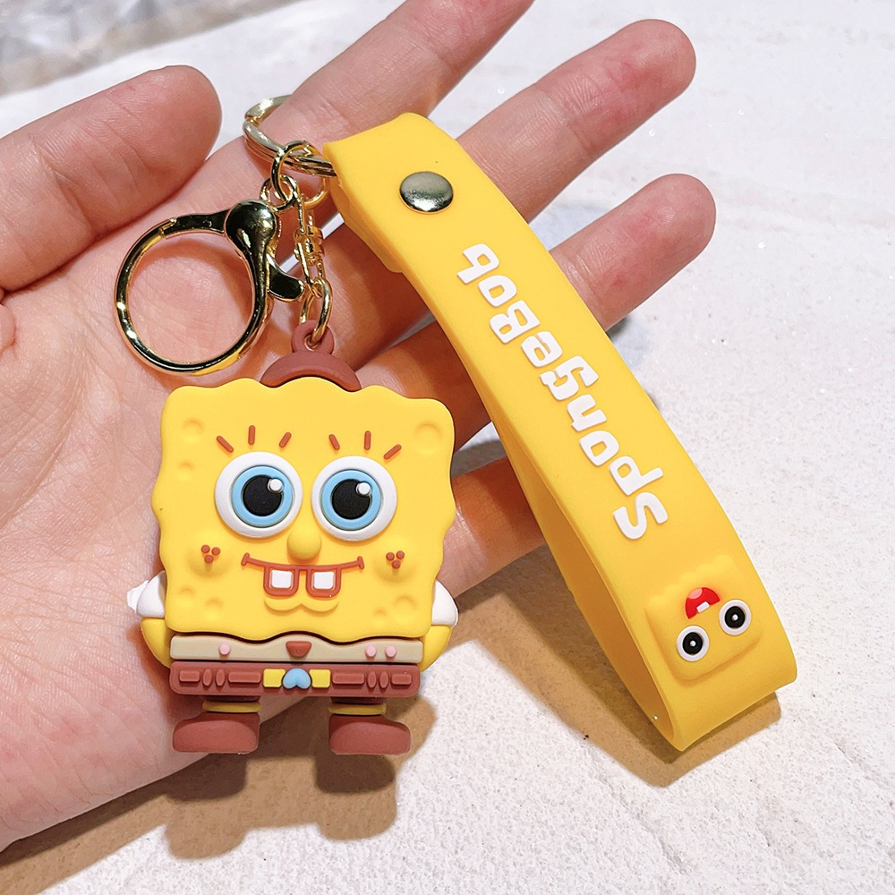 Cartoon Spongebob Big Star Squidward Doll Cute Bag Pendant Key Chain ...