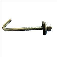 J-BOLT with NUT, FLATWASHER & FELTWASHER 1/4 x 3 (5 SETS) | Shopee ...