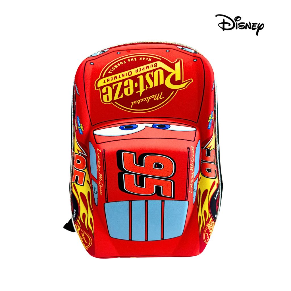 Disney Cars 3D Lightning McQueen 12inch Backpack | Shopee Philippines