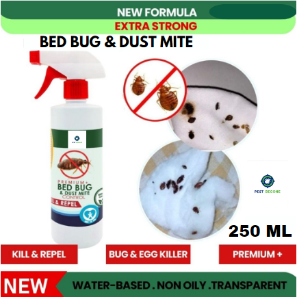 PEST BEGONE Mite Spray Bed Bug Killer Dust Mite Remove Spray Non-toxic ...