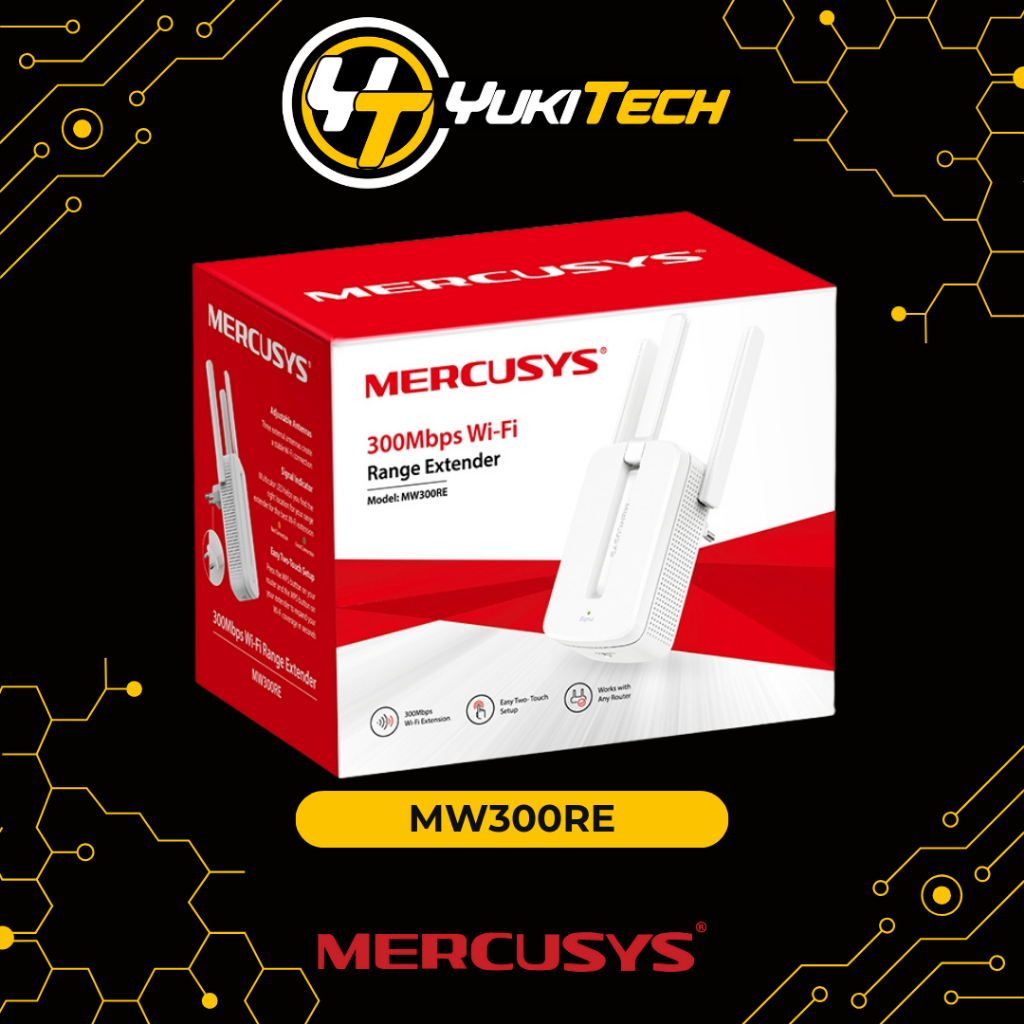 Mercusys MW300RE N300 Wi-Fi Range Extender | Shopee Philippines