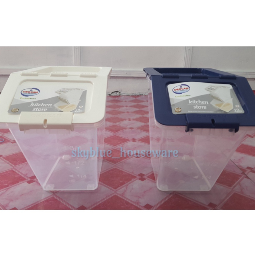 OROCAN Store Kitchen Food Storage Cereal/Rice Cucina Uno 12 and 28KG ...