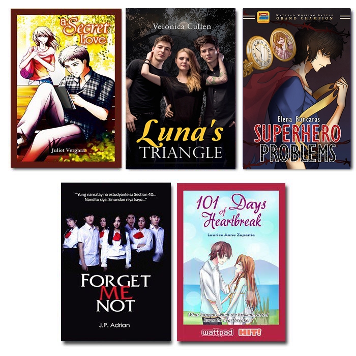 Bundle of 5 Fiction Books Assorted Genres - Romance, Adventure ...