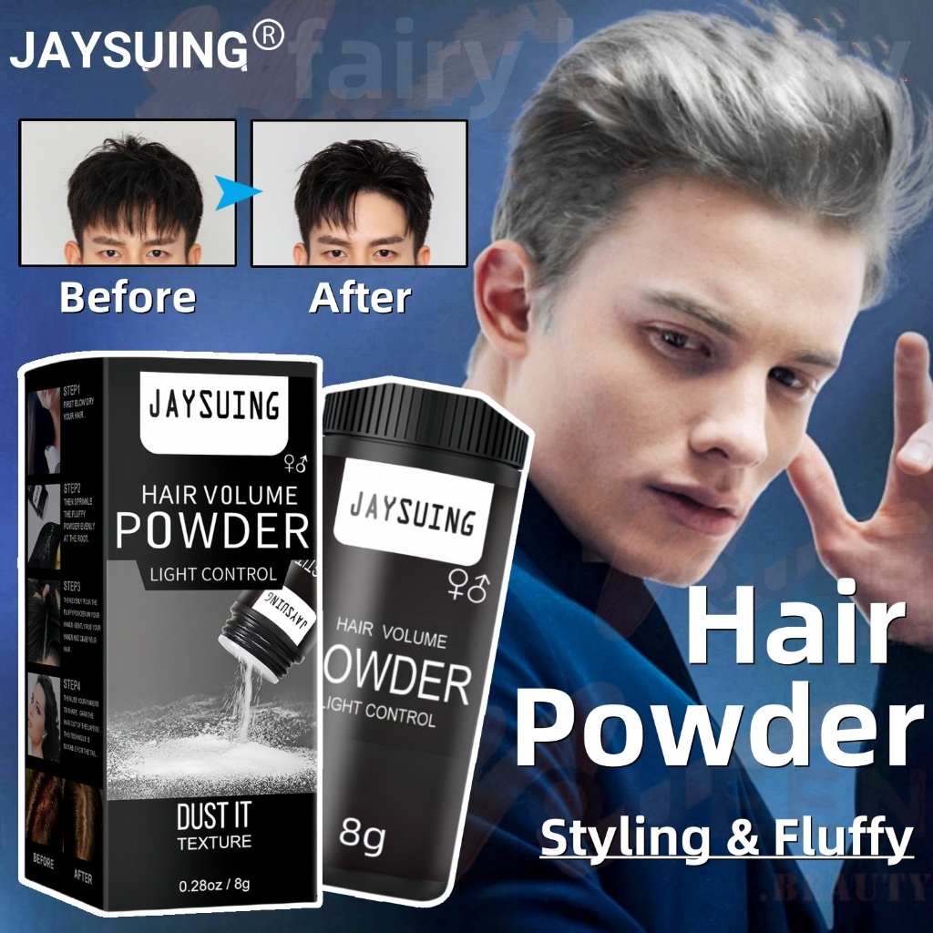 Jaysuing sevich Hair Powder Unisex Hair Styling Refreshing Fluffy ...
