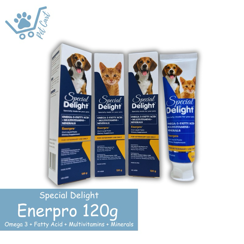 Enerpro 120g (Omega 3 + Fatty acid + Multivitamins + Minerals) | Shopee ...