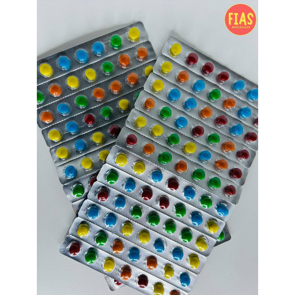 24 Pieces Choco M Candy Coated Chocolate / FIAS / Paninda / Lootbag ...