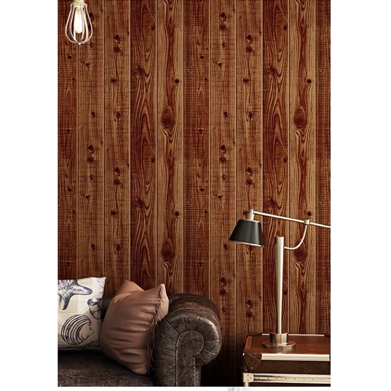 waterproof wood Self Adhesive PVC Wallpaper For Homedecor/room decor ...