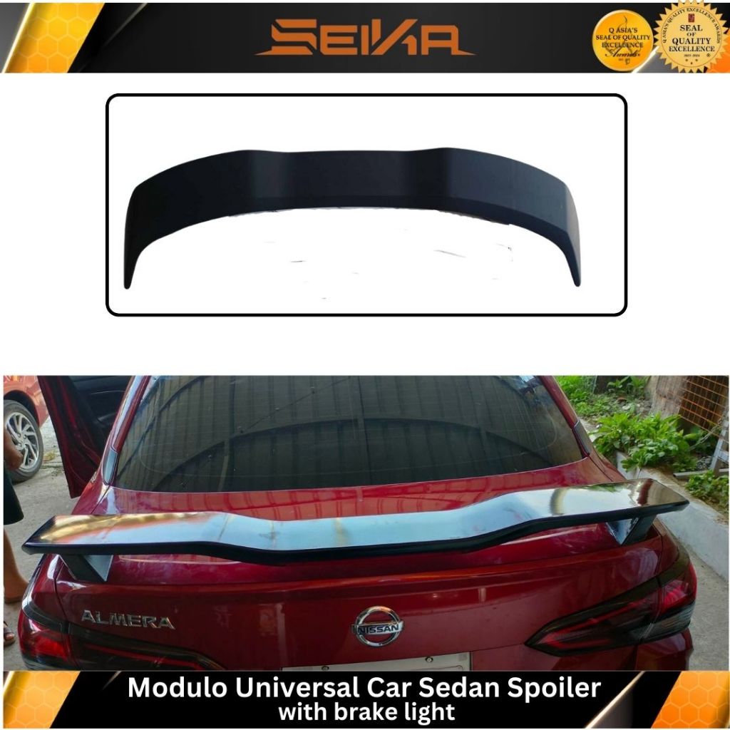 Universal Spoiler with brake light, honda modulo spoiler, spoiler, car ...