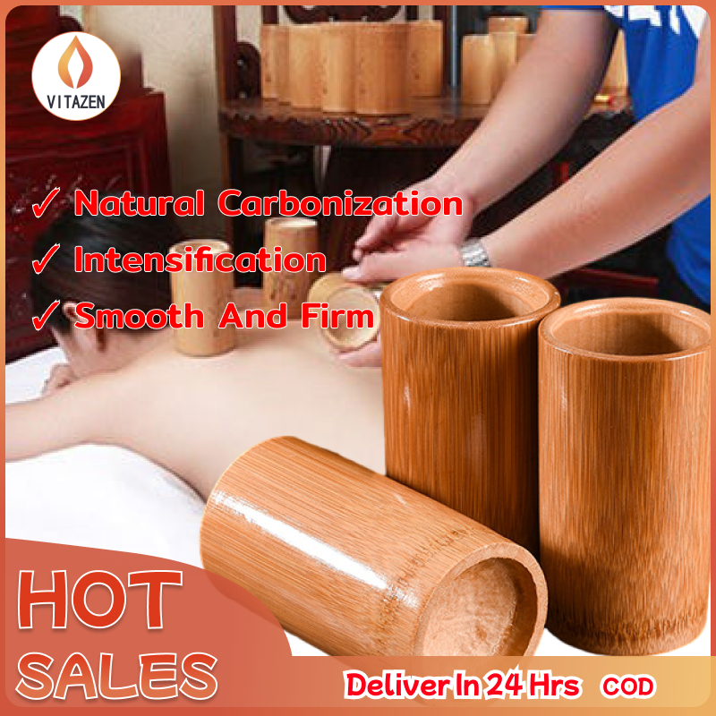 Bamboo cupping Ventosa Set Body Massage Vacuum Cupping Tumbler Cupping ...