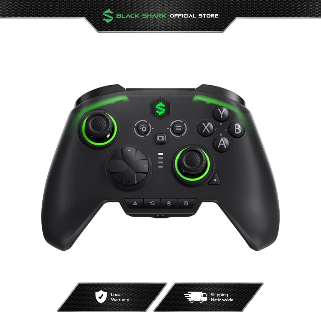 Black Shark Green Ghost Gaming Controller Bluetooth Joystick | Shopee ...