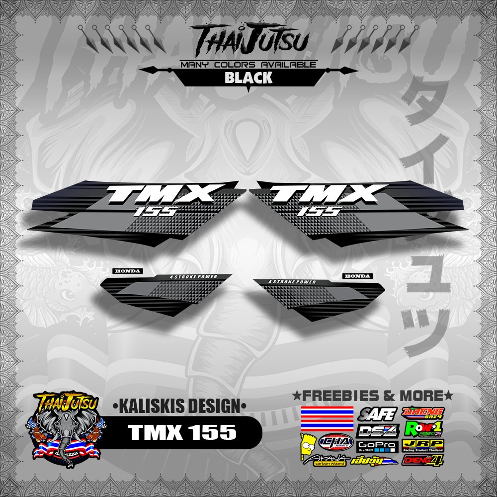 TMX 155 DECALS ( KALISKIS DESIGN )【ThaijutsuStickers】 | Shopee Philippines