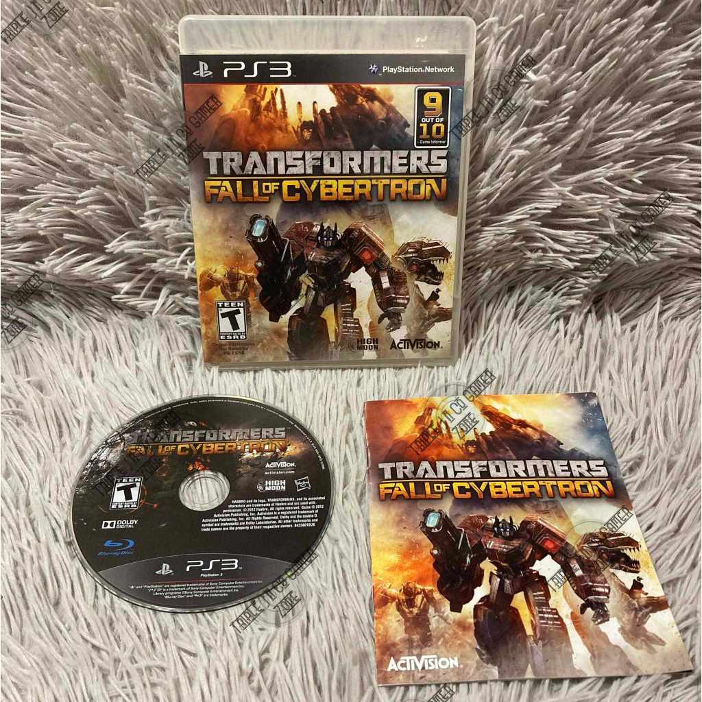 Transformers Fall of Cybertron PS3 Playstation 3 Original CD Game Games ...