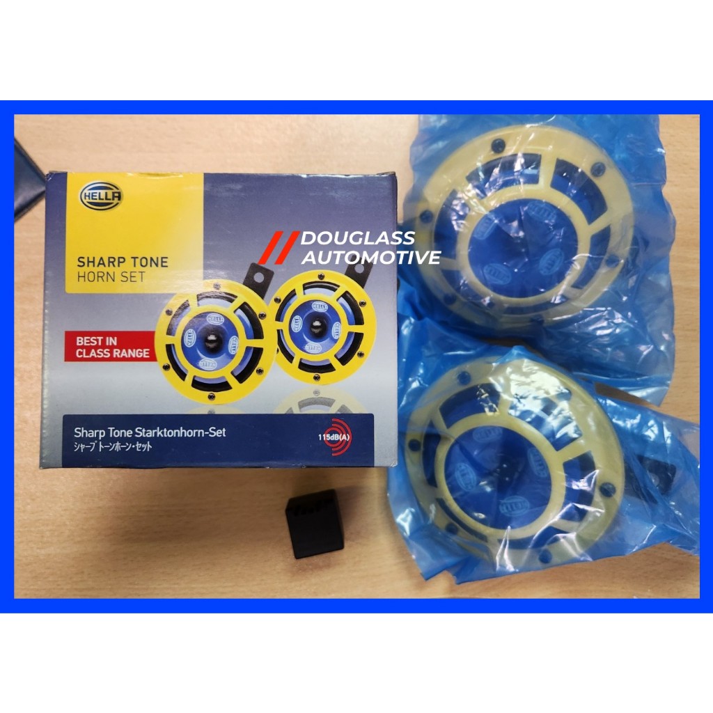 HELLA Sharp Tone Horn Set 12v with Relay (st731) | Shopee Philippines
