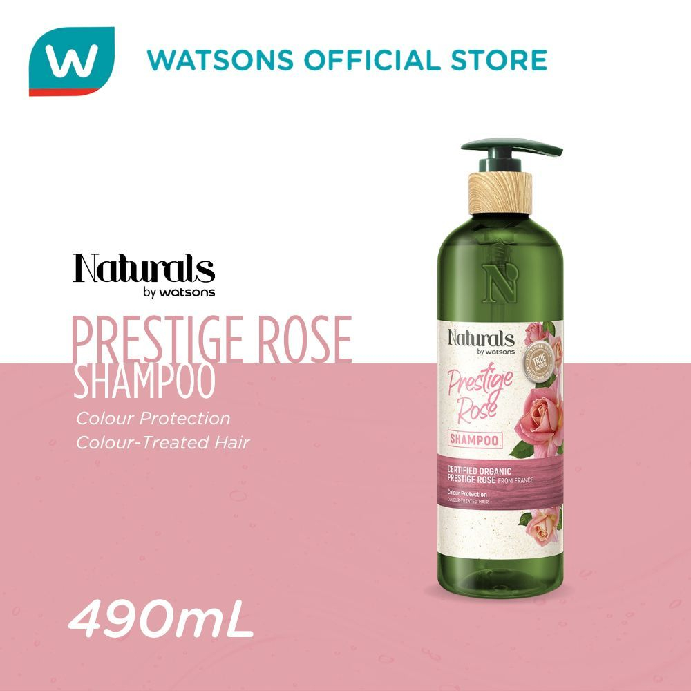 WATSONS Naturals Prestige Rose Shampoo 490ml | Shopee Philippines