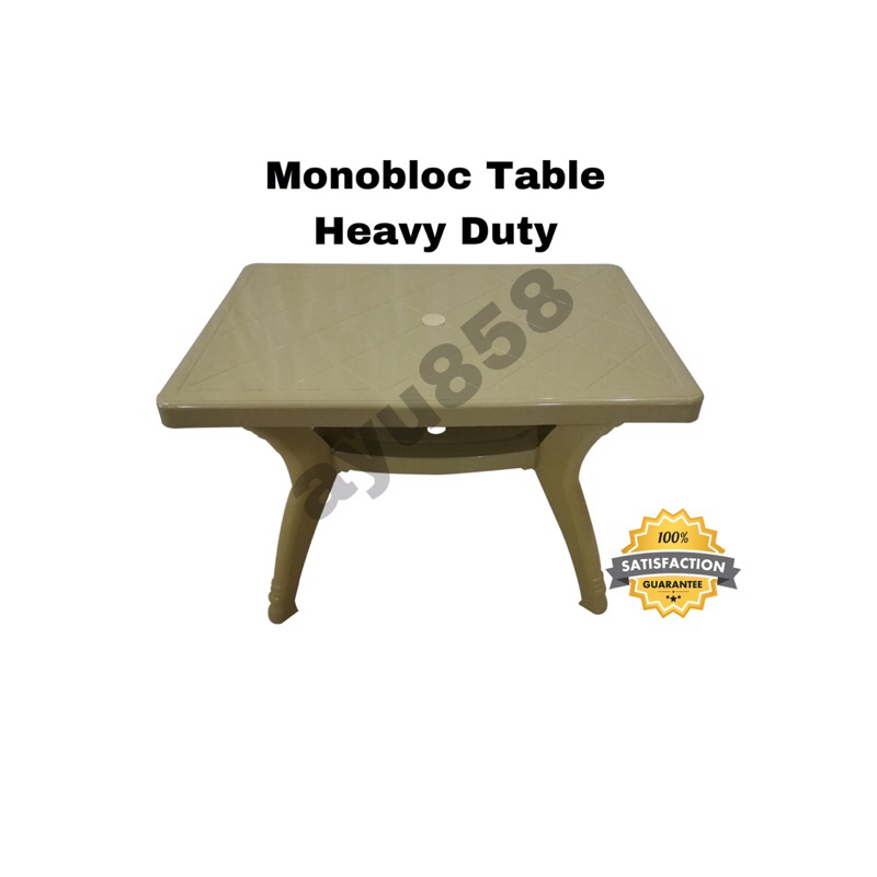 Original Monobloc Monoblock Rectangle Plastic Table (Heavy Duty ...