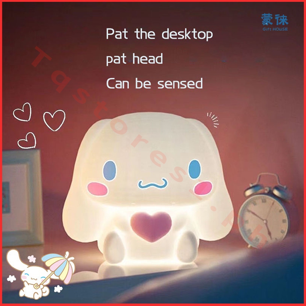 TQ Sanrio Cinnamoroll Night Light Dimmable Lamps Girl Portable Durable ...