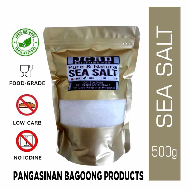Pangasinan Sea Salt/ Asin 500g ( Dasol ) | Shopee Philippines
