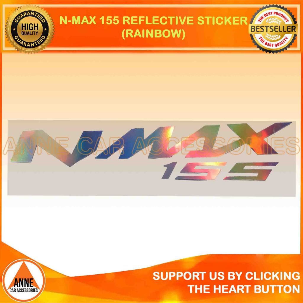 Motorcycle NMAX 155 Reflective Stickers Waterproof Safety Sticker ...