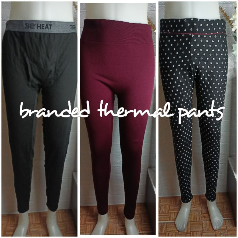 THERMAL INNER PANTS FOR AUTUMN WINTER WEAR PRELOVED BRANDED | Shopee ...
