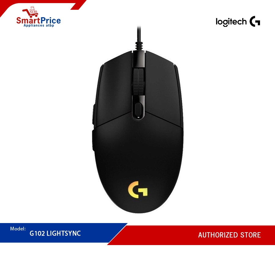 Logitech G102 LightSync Gaming Mouse with Customizable RGB Lighting, 6 Programmable Buttons ...