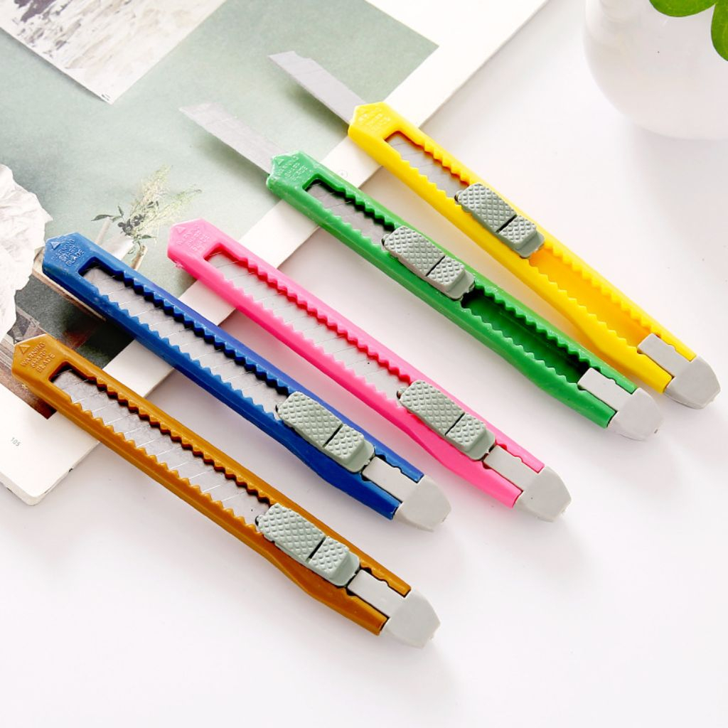 LM Cutter Knife Small Assorted Colors Paper Cutter Wallpaper Knife ...