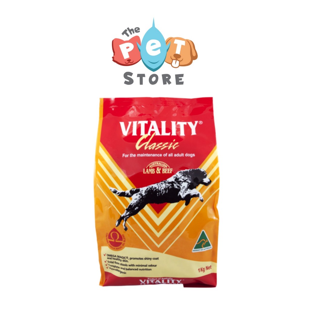 Vitality Dog Food 1kg (Classic, Valuemeal, High Energy) | Shopee ...