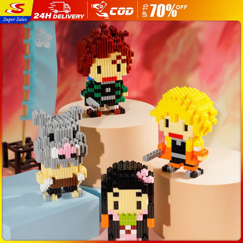 【SuperSales】Mini Demon Slayer Lego Bricks Compatible With Kimetsu No ...