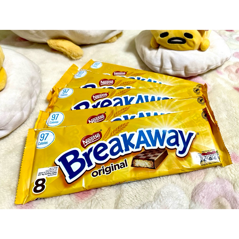 Nestle Original Breakaway Milk Chocolate Covered Biscuit 152.8g Made in ...