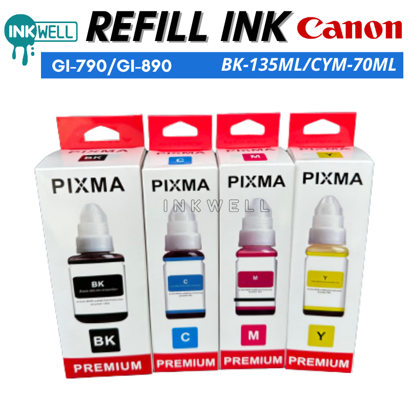 GI790 GI 790 GI890 GI 890 Dye Ink for Canon G1010 G2010 G3010 G4010 ...