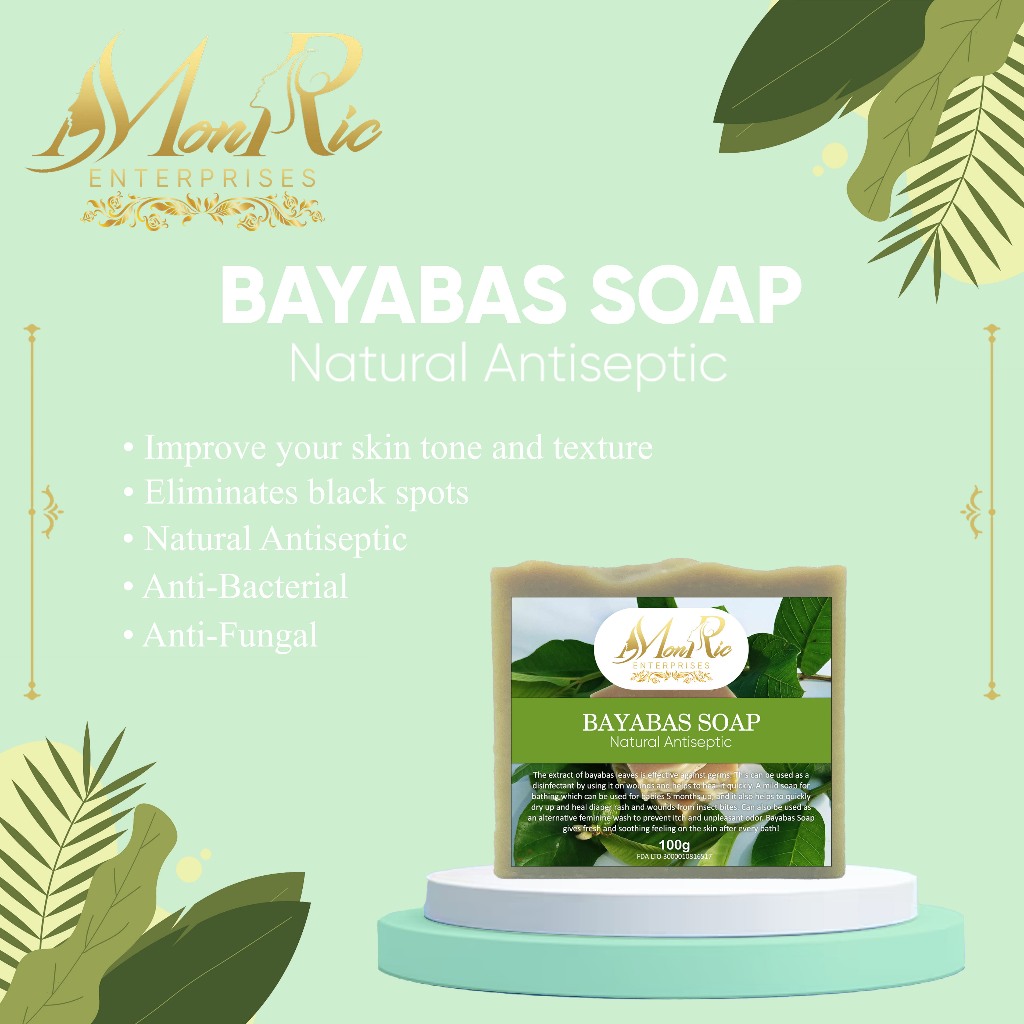 Monric Bayabas Soap Natural Anti-septic 100g | Shopee Philippines