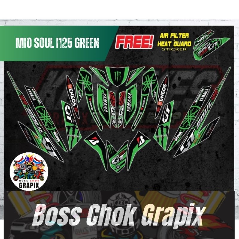 Yamaha Mio Soul i125 Full Body Decals Laminated | Shopee Philippines