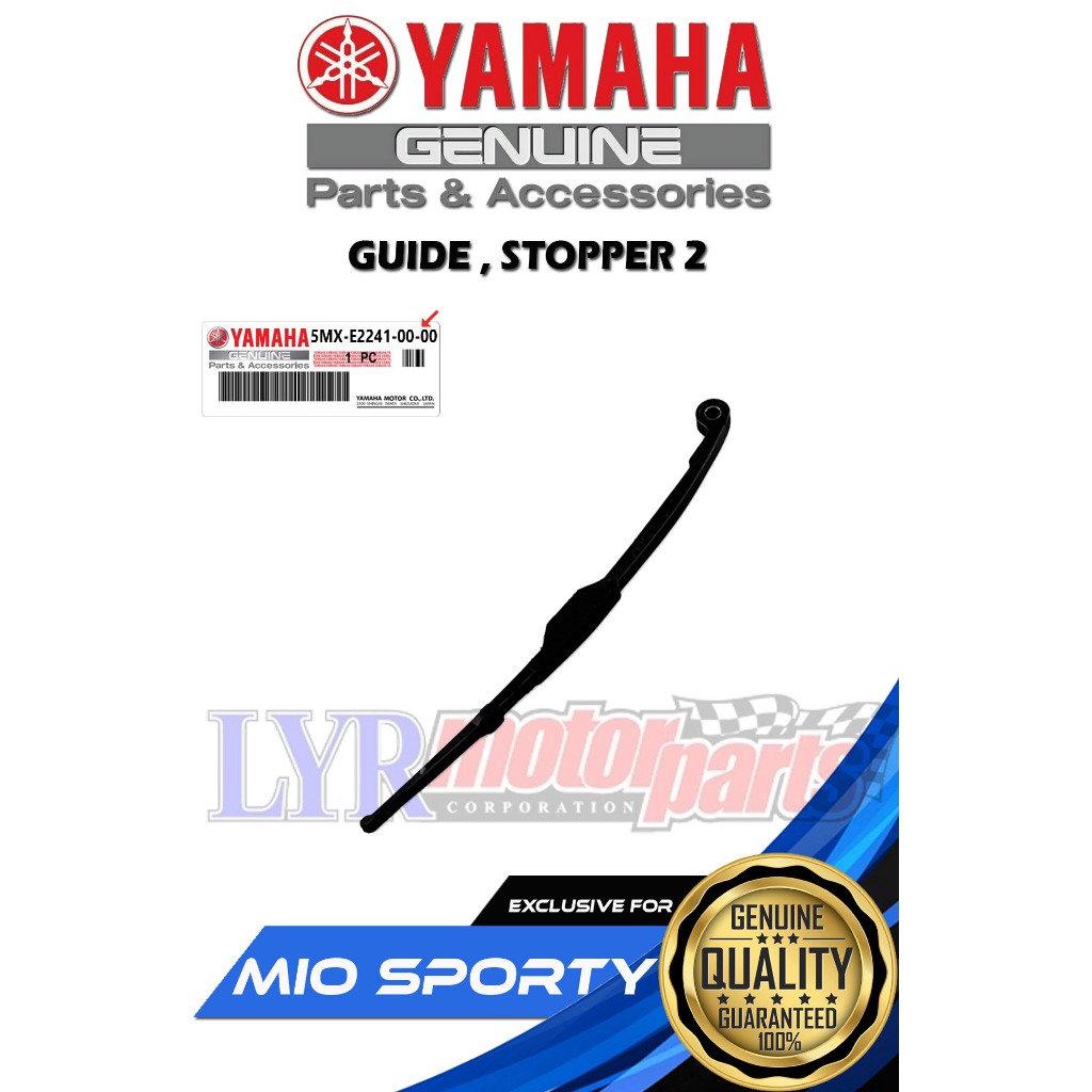 YAMAHA GENUINE GUIDE, STOPPER 2 / TENSIONER CAM CHAIN FOR MIO 115 ...