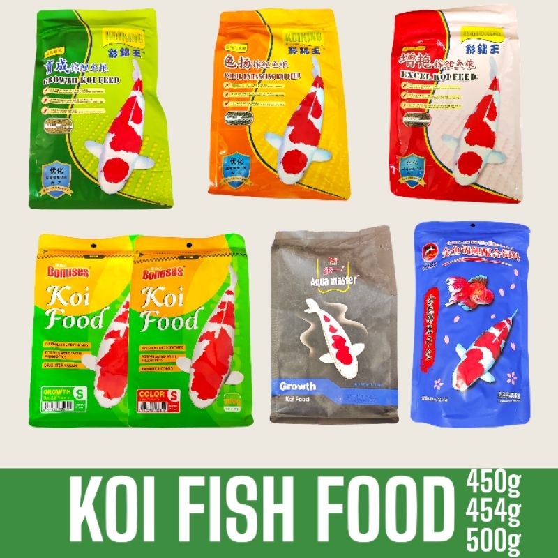 Koiking Growth Color Excel Koi Food 454g | Bonuses Growth Color 500g | Aquamaster Growth ...
