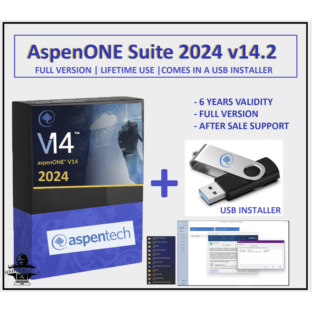 AspenONE Suite 2024 Version 14.2 FULL VERSION | VALID TILL DEC 2030 ...
