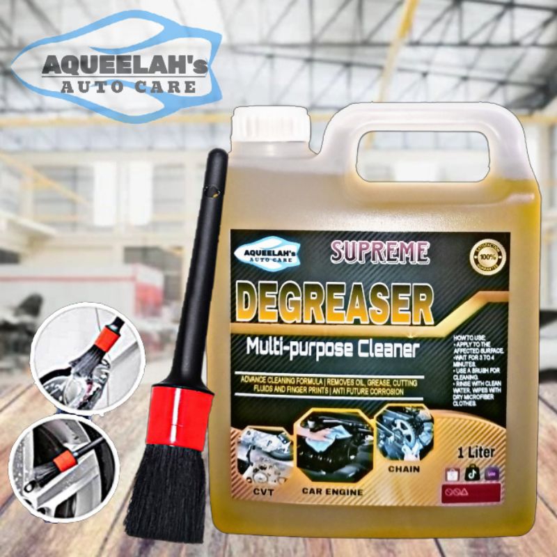 Degreaser 1 Liter with Free Detailing brush (ENGINE, CVT and CHAIN ...