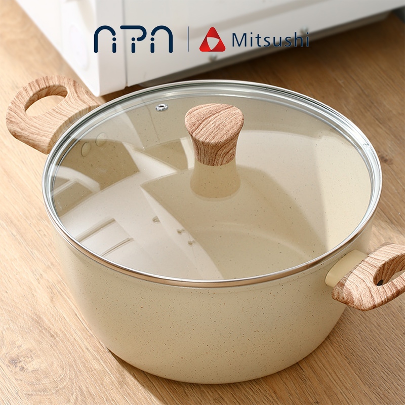 Nipiin Non Stick Pot soup Pot Medical Stone Pot with Lid large suitable ...