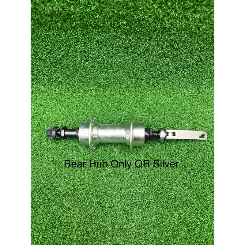 Bicycle Rear Hub Alloy Silver QR 36Holes Thread Type | Shopee Philippines