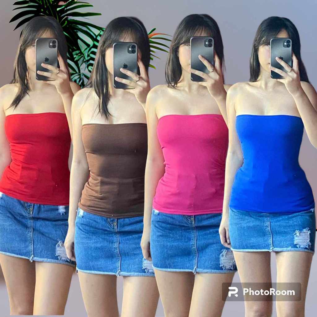 LYKA Sexy Full Length Tube Tops For Women Ally.Collection | Shopee ...