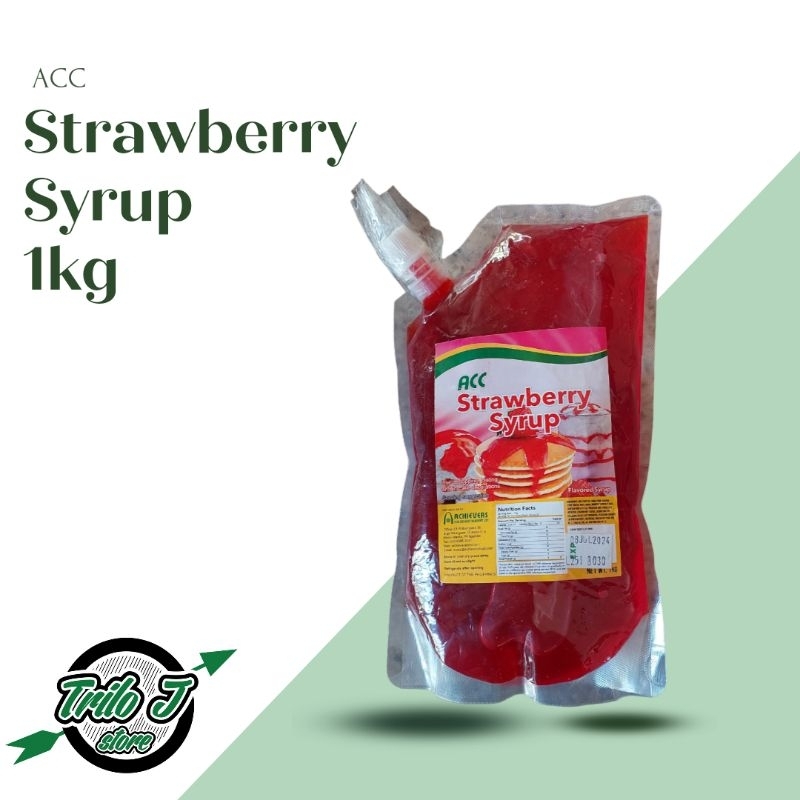 ACC Strawberry Syrup by 1kg | Shopee Philippines