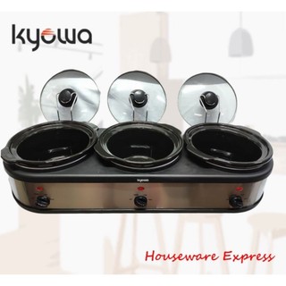 Kyowa KW-2832 Slow Cooker 3x2.5L capacity KW2832 (Houseware Express ...