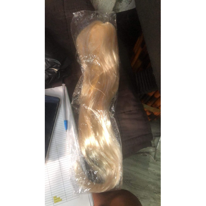 Light blonde curl wig light blonde wig | Shopee Philippines