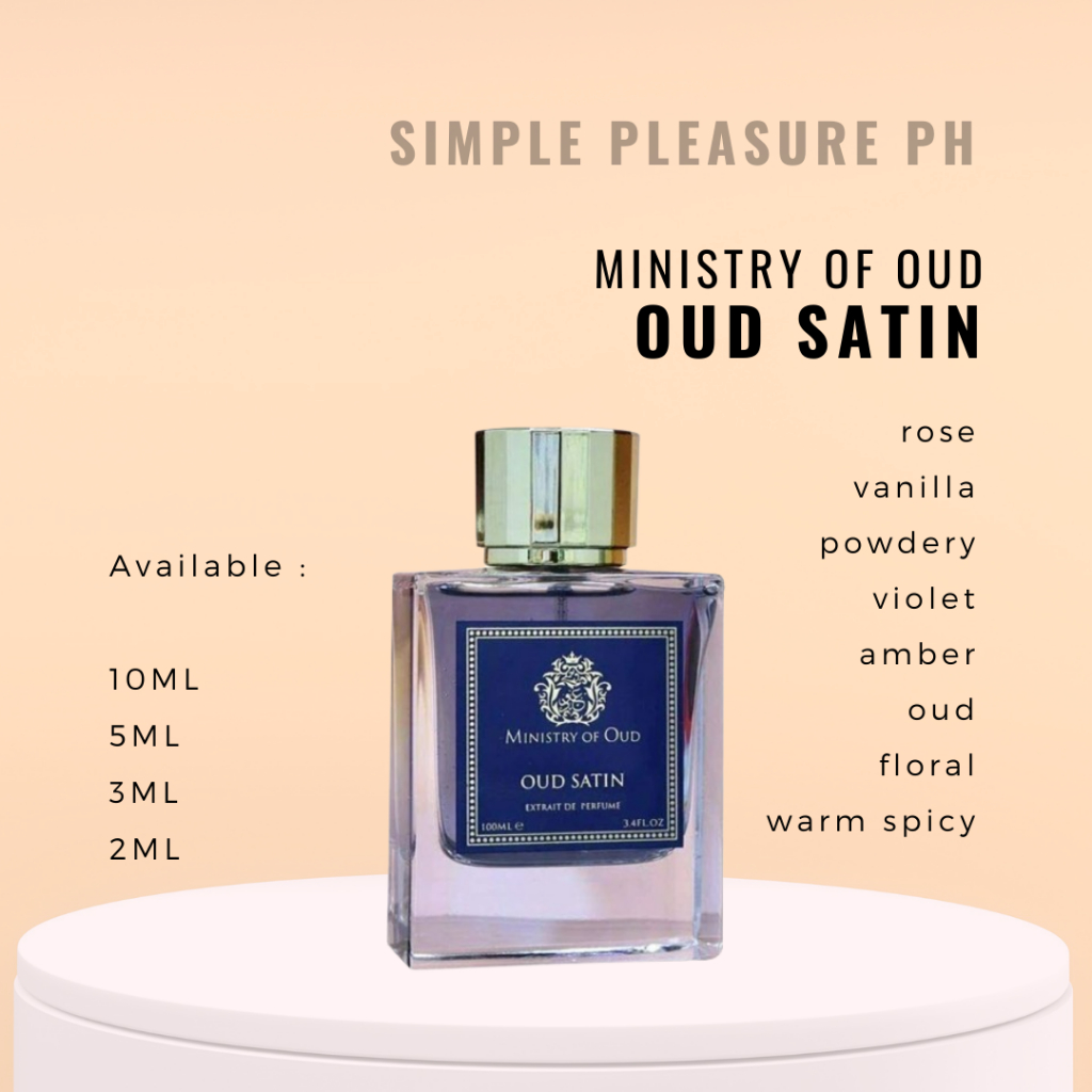 Paris Corner Ministry of Oud Oud Satin EDP Decant/Takal | Shopee ...