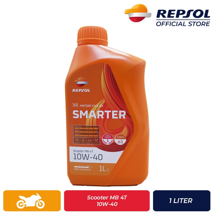 Repsol Moto Smarter Scooter MB 4T 10W40 1L | Shopee Philippines