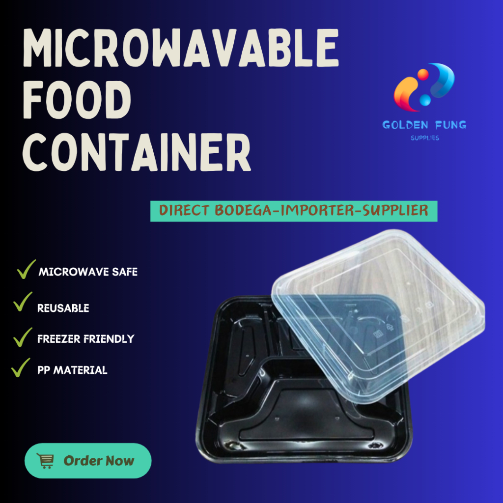 4 DIVISION RECTANGLE MICROWAVABALE PLASTIC LUNCH BOX (wholesale ...