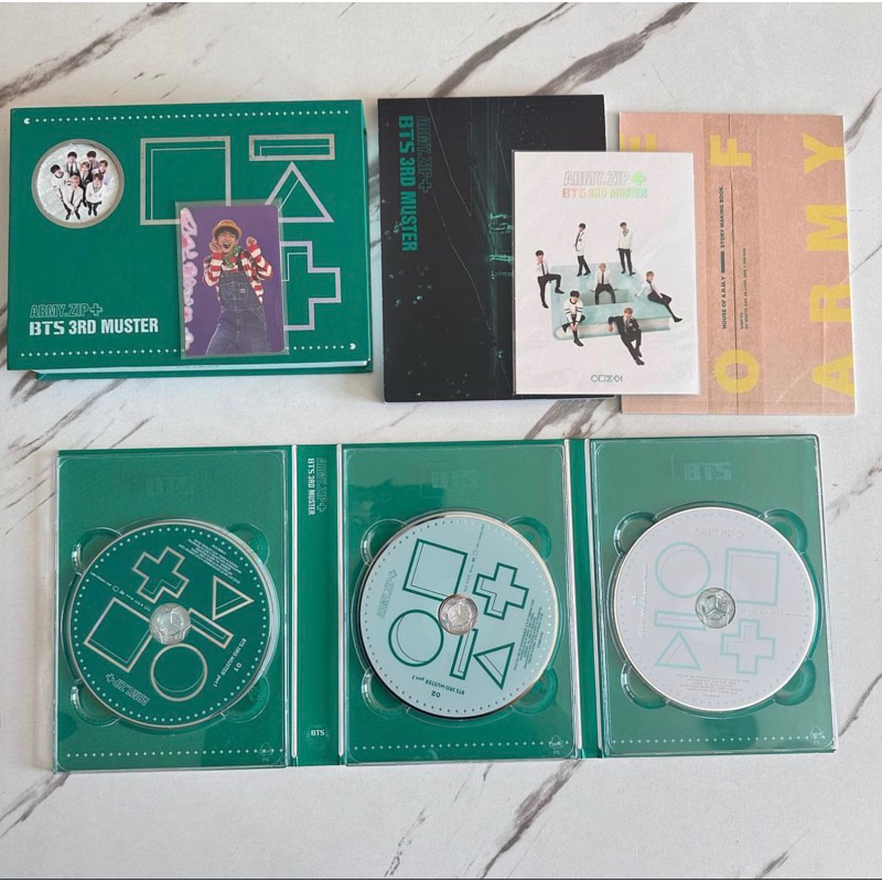 BTS 3rd MUSTER DVD POB included Full set w/ Taehyung PC | Shopee ...