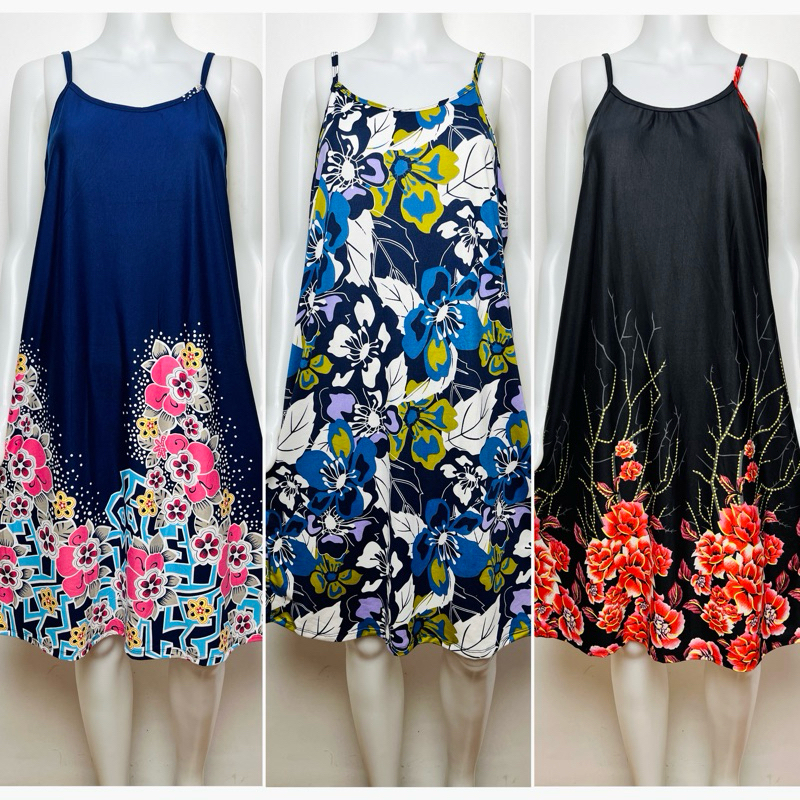 PLUS SIZE PAMBAHAY DASTER | SPAGHETTI DRESS | SEXY DUSTER | Shopee ...