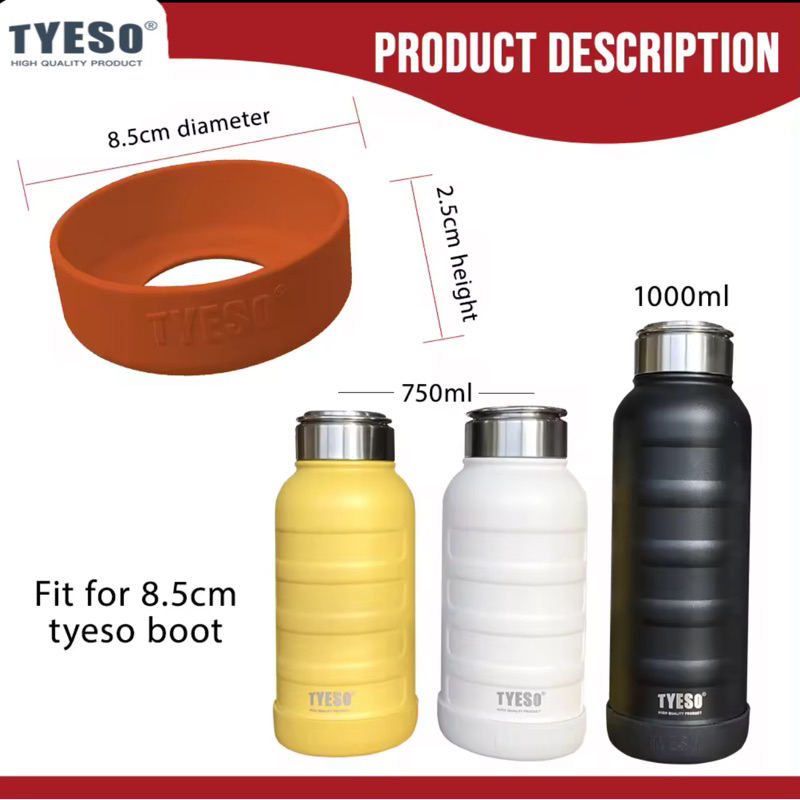 Tyeso Protective Silicone Boot Caterpillar Tumbler Boot Tumbler ...